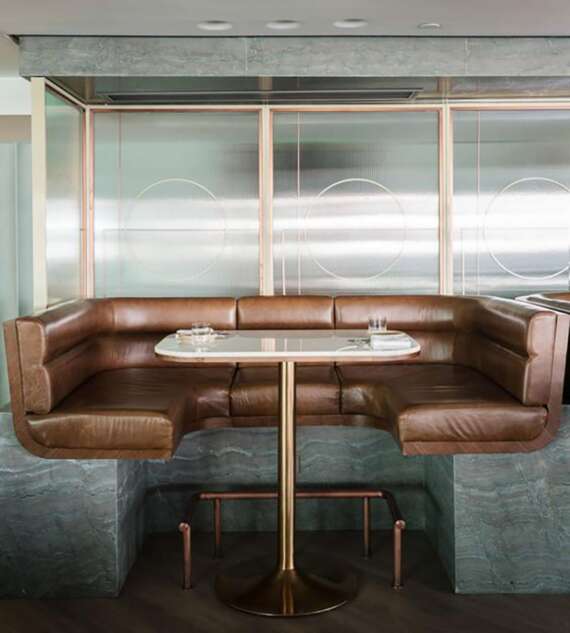Restaurant Design + Banquette Seating - The Home Studio | Interior ...