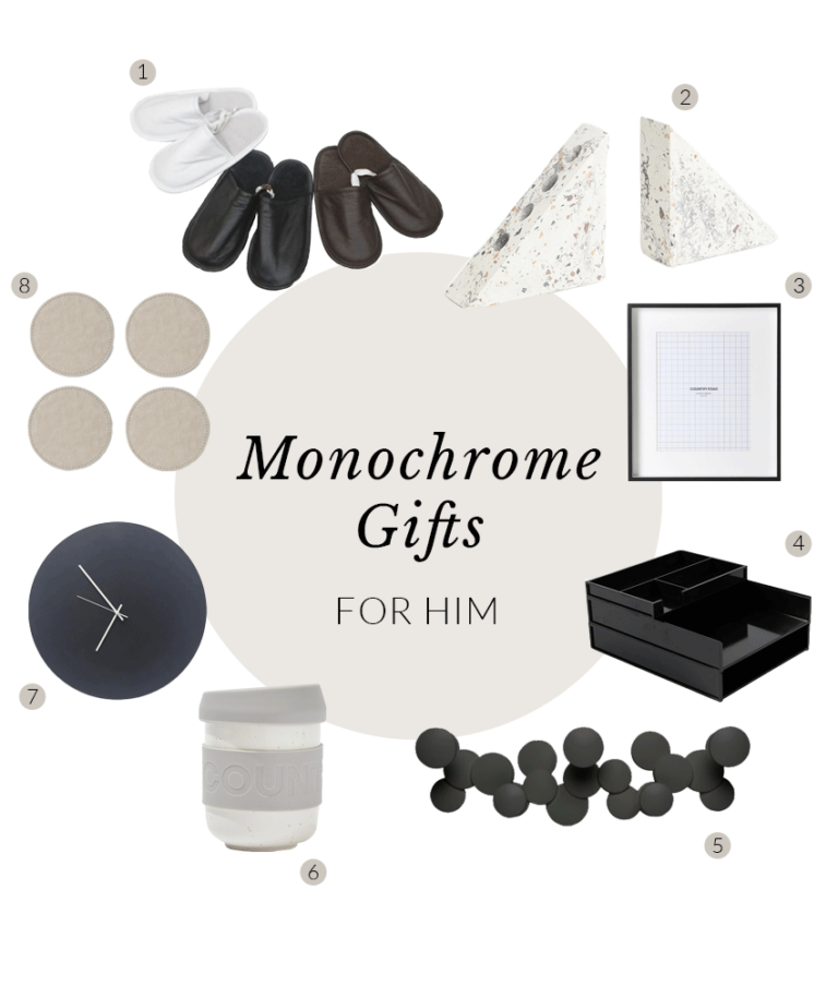 MONOCHROME GIFT GUIDE - The Home Studio | Interior Designers